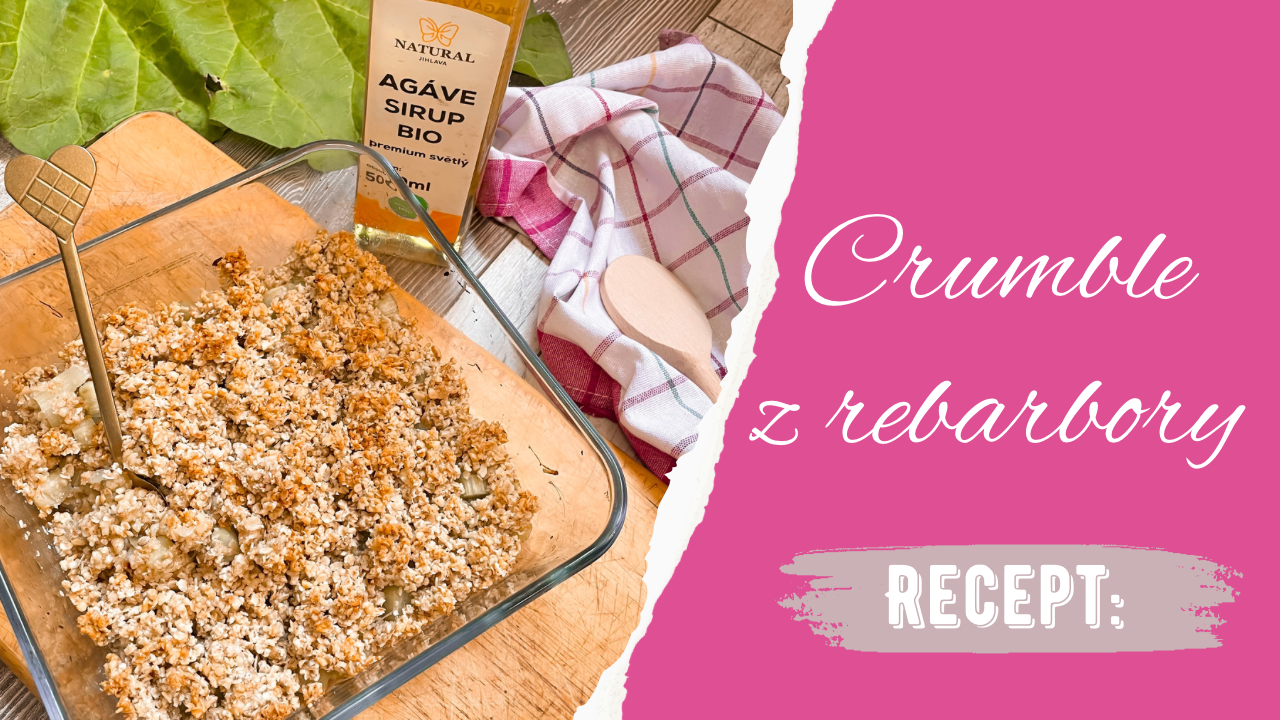 Jednoduchý recept z rebarbory - výborný crumble | Stream